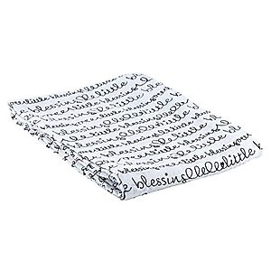 Stephan Baby Viscose + Cotton Swaddle Blanket, Little Blessings