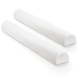 Wonder Living Toddler Bed Rail Bumpers, Safety Sleep Replacement for Kids & Baby, Premium Foam Long Pillow Pads with Non-Slip Machine Washable Cover, 2 Pack