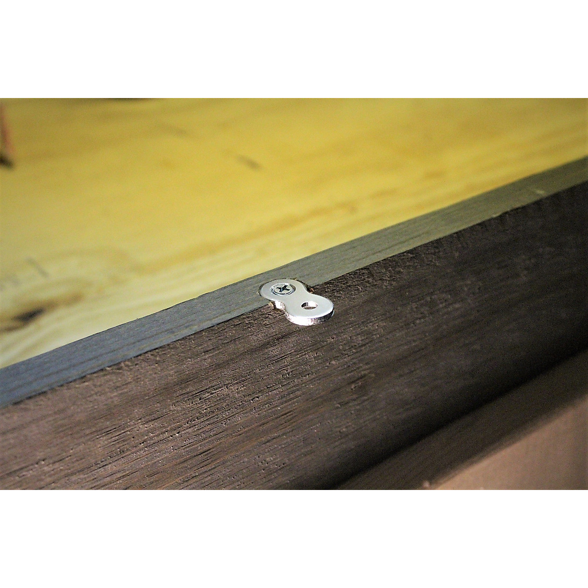 20-Pack - Heavy Duty Figure 8 Table Top Connector or Desk Top Fastener Clip - 12 Gauge Steel