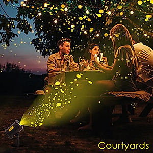 LedMall Moving Vivid Laser Firefly Star Lights with Aurora Effects Garden Decorative and Christmas Lights