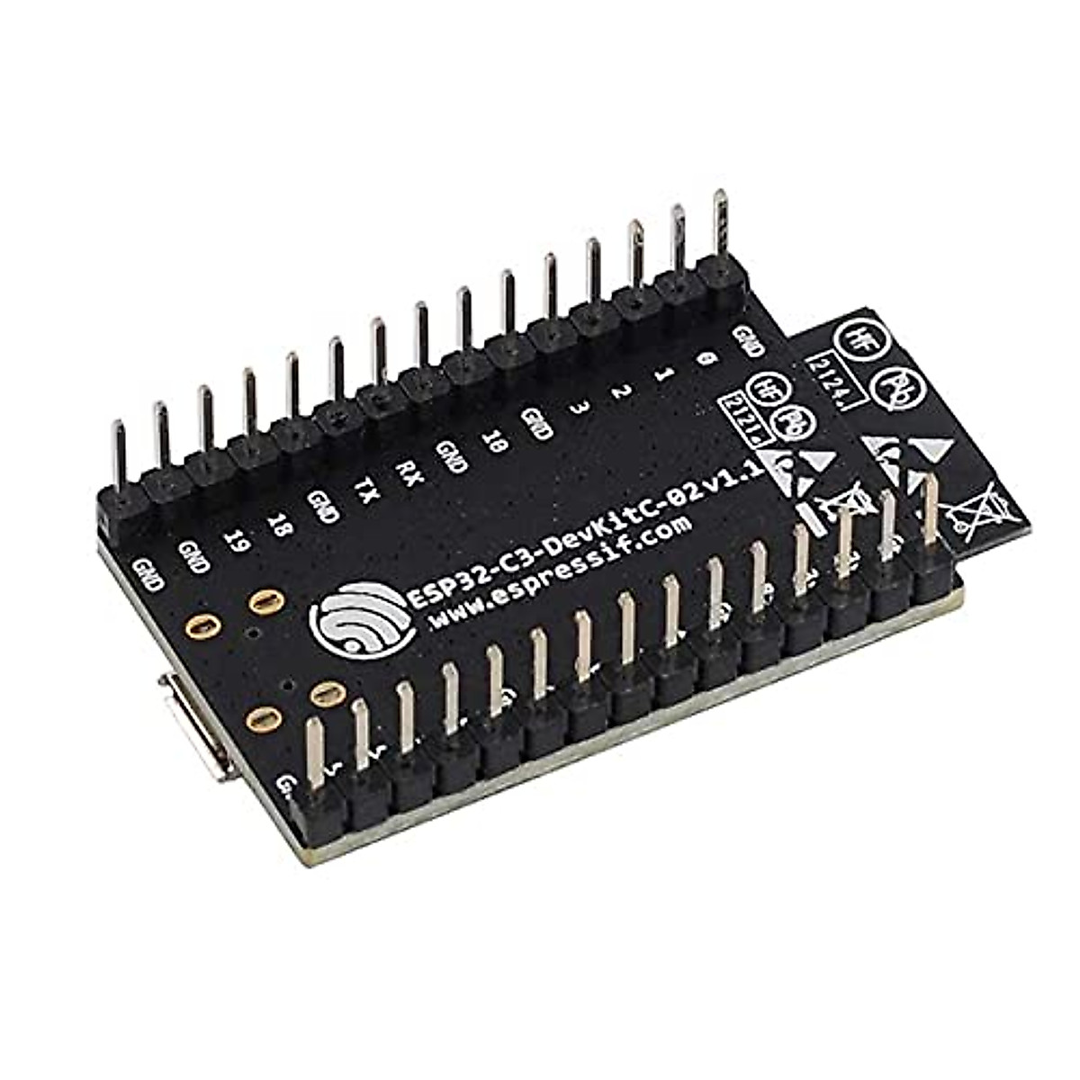 DIYmall ESP32-C3-DevKitC-02 ESP32 Development Board Based on ESP32-C3-WROOM-02 Module Integrates Complete WiFi+BT BLE Functions