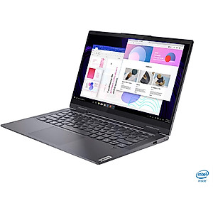 2022 LENOVO Yoga 7i 2-in-1 laptop 14 inch FHD Touchscreen Intel EVO Platform 11th Core i7-1165G7 Iris Xe Graphics 12GB DDR4 512GB SSD WI-FI 6 Thunderbolt 4.0 Backlit KB with Fingerprint Windows 11 Pro