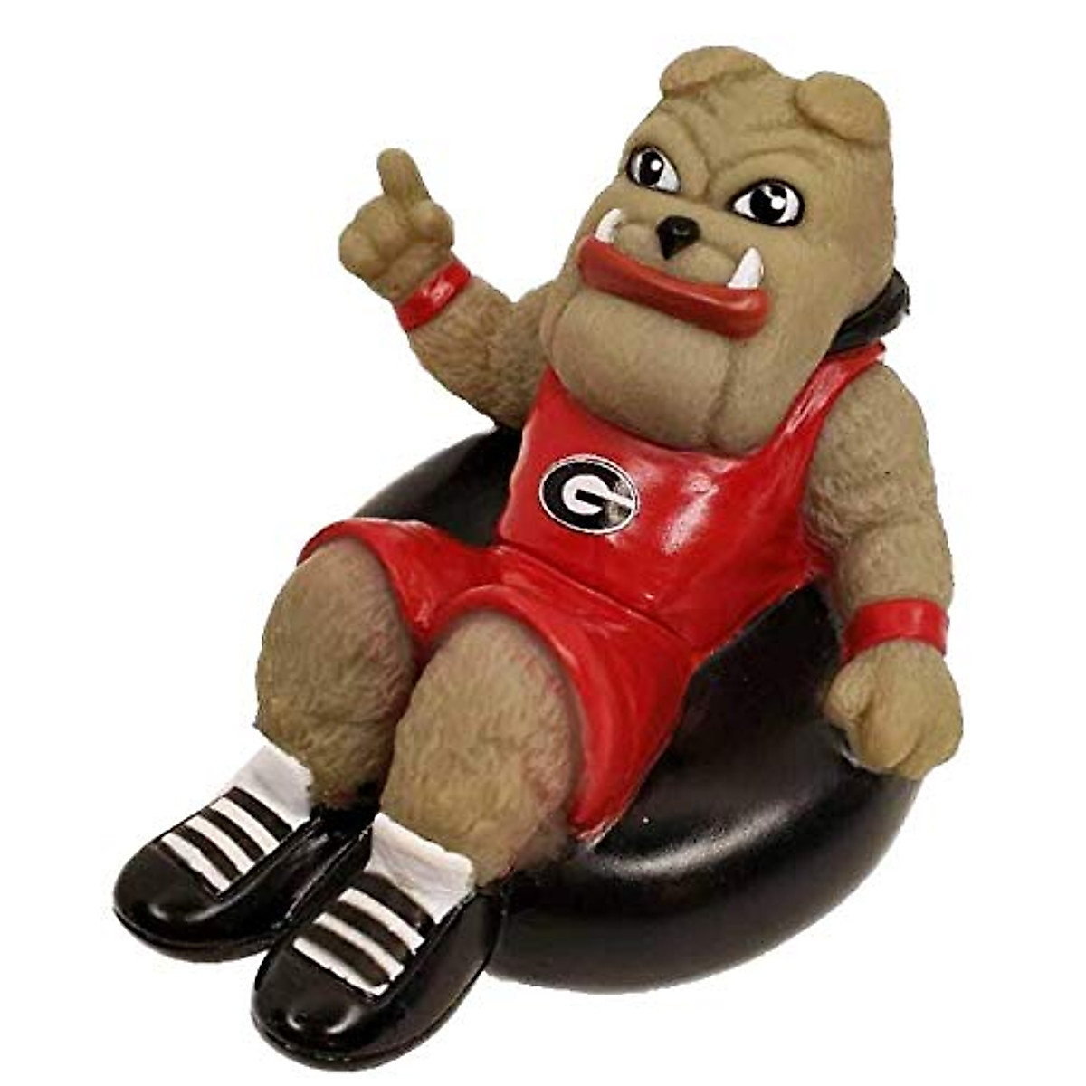 Rubber Tubbers Georgia Bulldogs (Hairy Dawg) Collegiate Bathtub Toys - Officially Licensed NCAA Team Mascots, Authentic Sports Memorabilia, Novelty Rubber Ducks (University of Georgia)