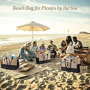 TRSODD Christmas Gifts for Women, Gifts for Women, Gifts for Mom, Mom Gifts, Christmas Gifts for Mom, Ju-te Straw Tote Bag with Shoulder Strap and Makeup Bag S