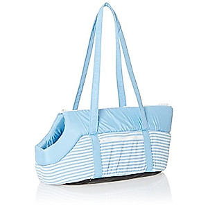 Parisian Pet Malibu Striped Carrier, Blue