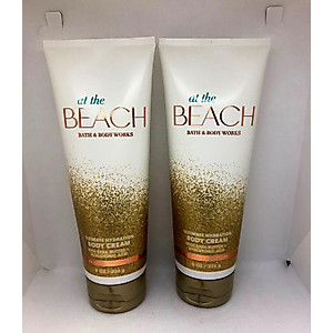 Bath and Body Works 2 Pack At The Beach Ultra Shea Body Cream 8 Oz.