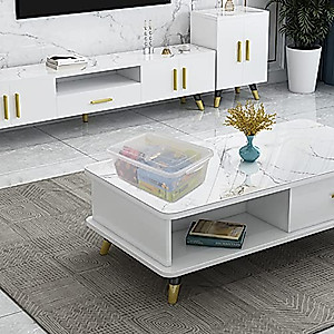 Bblina 4-pack Clear Plastic Latching Storage Box Tote Bins with Lids, 14 Quarts