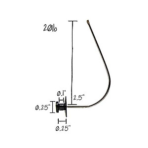Under the Roof Decorating 100155 Picture Hangers, Small Head, Black, 14 Piece