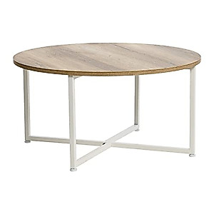 Household Essentials Coffee Table, Coastal Oak