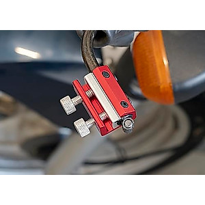 Sealey MS038 Motorcycle Twin-Clamp Cable Oiler, 25mm Length, Red