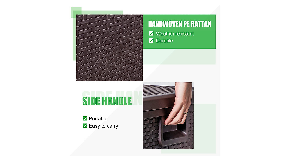 JOMEED 122 Gallon Waterproof Storage Box for Outdoors