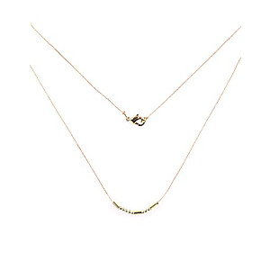 Lucky Feather Morse Code Secret Message Necklace - BFF