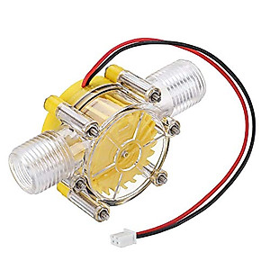 wonofa Water Flow Generator Turbine Generator Hydroelectric Micro Hydro Generator 1/2 Inch Portable Water Charger 10W 12V