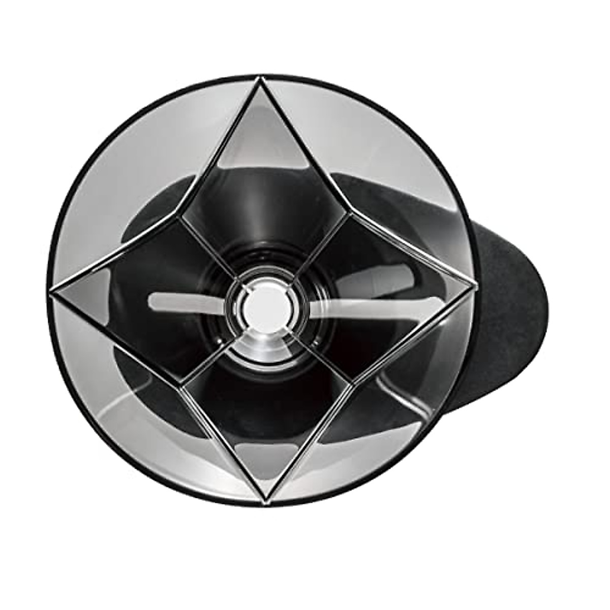 Hario V60 Mugen Coffee Dripper, Size 02, Clear Black