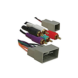 Metra 70-1730 Wire Harness Amplified Version for HONDA 2008 and Up (Black)