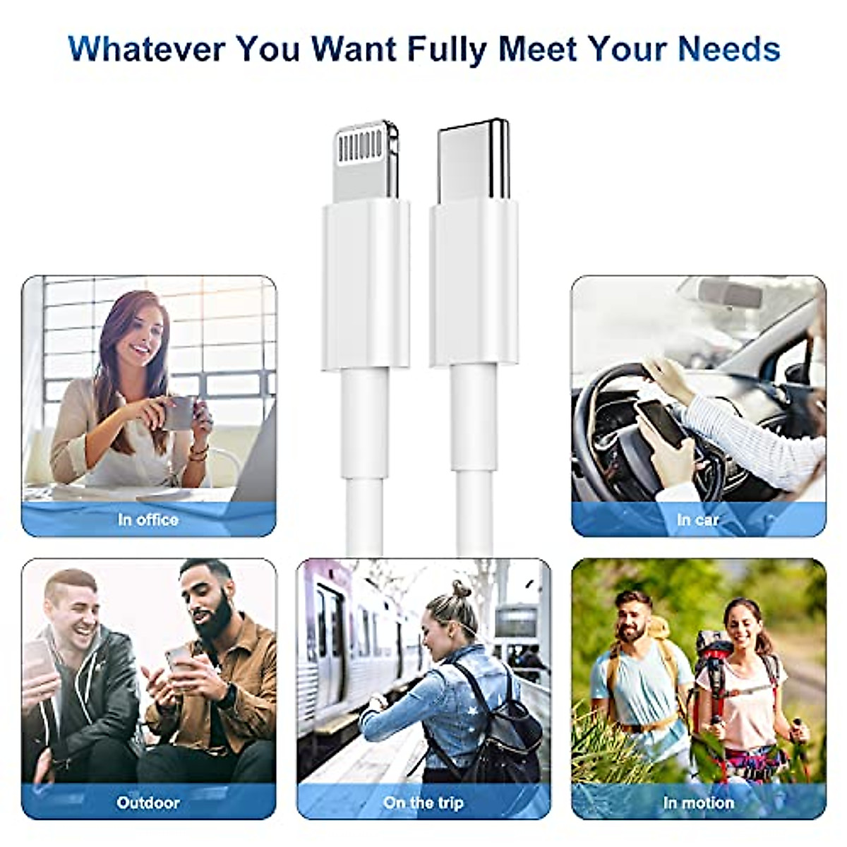 3Pack 10Ft USB C to Lightning Cable Long,[Apple MFi Certified] iPhone 14 13 Fast Charger 10ft for iPhone 14 Pro Max/13 mini/12/11 Pro/iPad/AirPod,Type C Port Support Quick iPhone Charging Cord 10 Foot