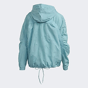 adidas Women's W.N.D. Jacket Primeblue Blue Spirit Small