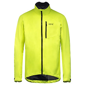 GORE WEAR Men's Gore-tex Paclite Jacket, Neon Yellow, S