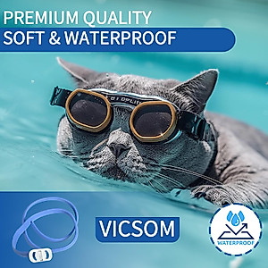 4 Pack Flea Collar for Cats, Cat Flea and Tick Collar 8 Months Prevention Cat Flea and Tick Treatment, Waterproof Adjustable Cat Flea Collar, Natural Anti Tick and Flea Collar for Kitten, Blue