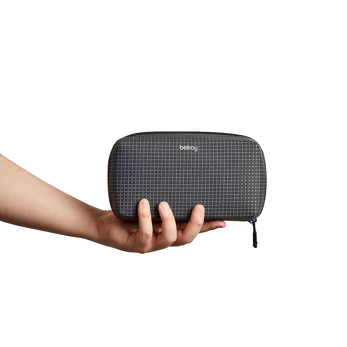 Bellroy Tech Kit, tech accessories zip pouch (power bank, phone charger, cables, earbuds) - ArcadeGray