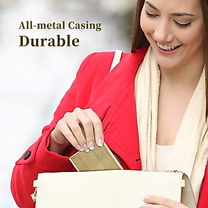 RFID Blocking Credit Card Holder/Protector Card Holder Case，Best Metal/Stainless Steel Travel Slim Wallet/Case for Men & Women