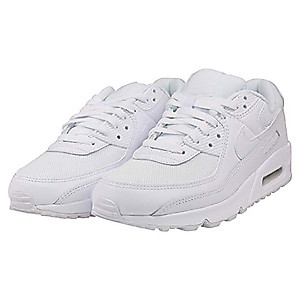 Nike Women Running Shoe, White White White Wolf Grey, 6.5