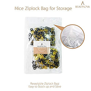 BEADNOVA 70th Birthday Confetti Seventy Years Old Confetti 70 Anniversary Number Confetti for Birthday Party Decor Wedding Table Decoration (1oz, Gold Silver Black Mix)