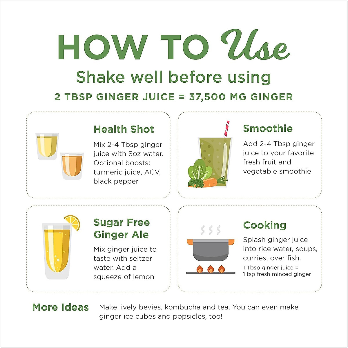 Organic Ginger Juice, 99% Pure Ginger Juice by The Ginger People – Drug Free Digestive Health, Original Flavor, Premium Quality Organic Ginger Juice, 32 Fl oz Bottle (Pack of 1)