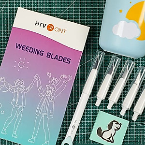 HTVRONT Craft Knife Set - 6 Pack Exacto Knife Set with Safety Cap, Use as Pen Knife, Hobby Knife, Precision Knife, Paper knife, Exacto Knife for Crafting and Art, Easy to Change Blade