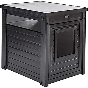 New Age Pet ecoFLEX Habitat N’ Home Litter Loo, espresso, standard