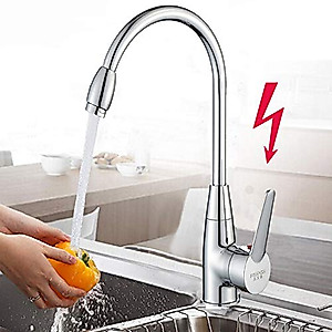 Water Spigot Spigot Stainless Steel Faucet Hot and Cold Tap Mixer Rotatable Kitchen Faucet Accessories for Sink Lavatory Bathtub Faucets Sink Faucet Sink Faucet Sink Faucet