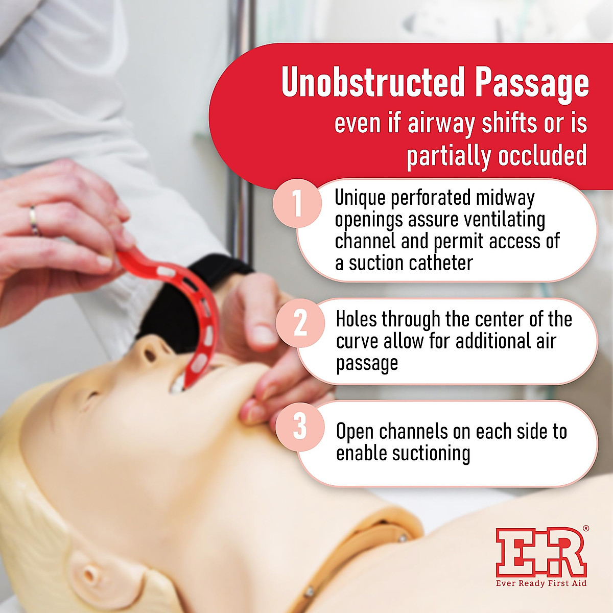 Ever Ready First Aid Berman Oral Airway Emergency Kit