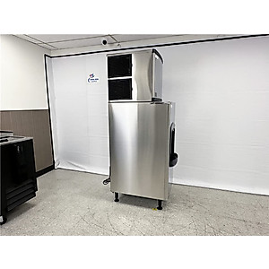 Commercial Ice Maker Hotel Ice Maker with Large Dispenser- 350 lb/per Day NSF Certified HD-130B