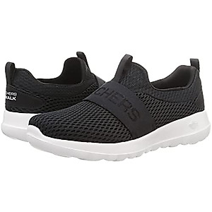 Skechers Womens Go Walk Joy Light Smile Black Lifestyle Sneakers Shoes 8.5