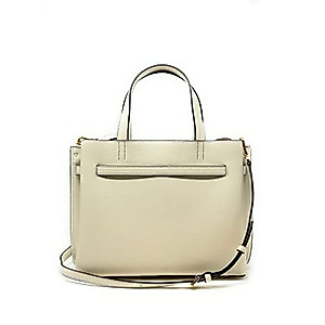 MICHAEL KORS EMILIA LARGE SATCHEL SHOULDER CROSSBODY BAG (CREAM)