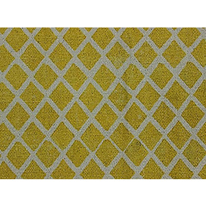 Casavani Hand Made Cotton Dhurrie Geometric Yellow & Black Tassel Rug Easy Care Washable Rugs for Doormat Entryway Living Room Bedroom Hallway Balcony 8x10 Feet