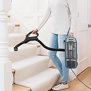 SHARK AZ1501 Apex Powered Lift Away Upright Vacuum with DuoClean & Self-Cleaning Brushroll, Crevice Tool, and Pet Multi-Tool for a Deep Clean on Above Floors, Blue (Renewed)