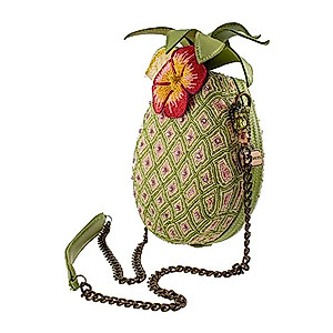 Mary Frances Pineapple Island Beaded Crossbody Novelty Handbag, Multi