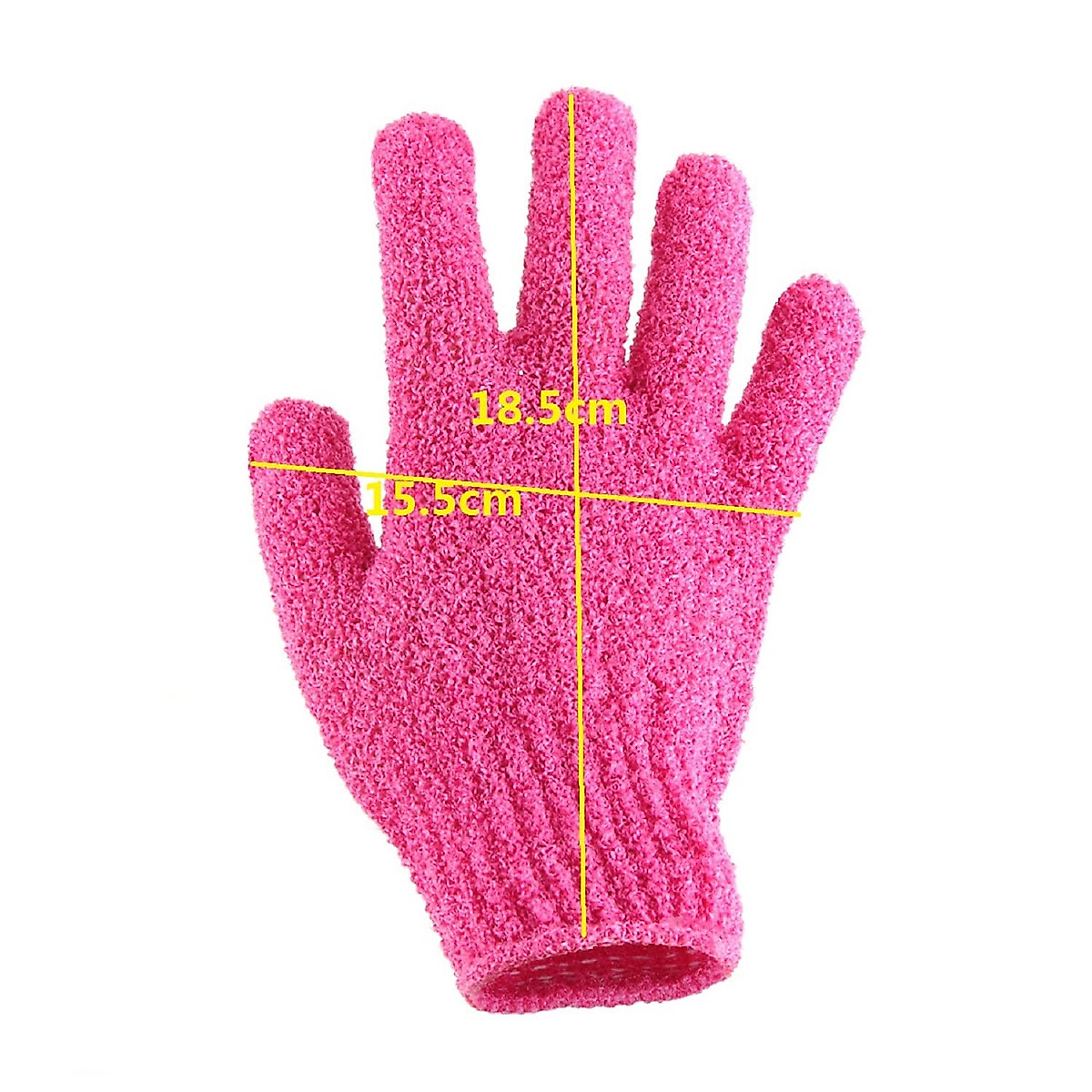 12 Pcs Exfoliating Shower Bath Gloves for Shower,Spa,Massage and Body Scrubs,Dead Skin Cell Remover Solft and Suitable for Men,Women and Children
