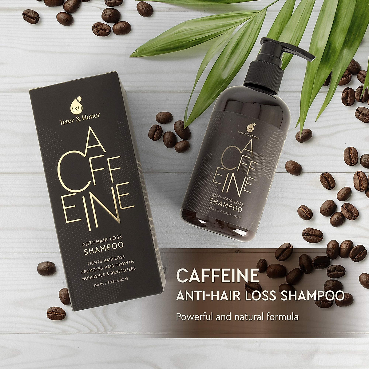 Caffeine Hair Loss Hair Growth Shampoo, Volumizing Thinning Hair with Natural and Healthy Ingredients