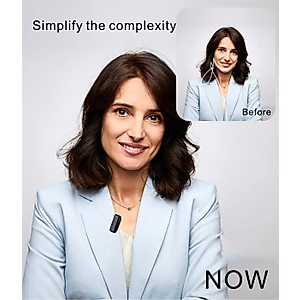 Wireless-Lavalier-Microphone Charging-Case for iPhone - ipad YouTube TikTok Podcast Video Recording Conference Vlogging Church Interview Teaching 2 in 1 Plug-Play Mic