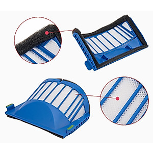 600 Series Replacement Parts for iRobot Roomba 610 620 630 650 680 & 500 Series 595 552 564,Includ Side Brush,Ilter and Screw,Bristle Brush and Flexible Beater Brush,Cleaner Replenishment Kit Filter