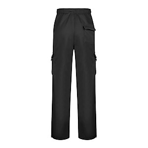 Cargo Pants for Men, Mens Cargo Pants Casual Joggers Athletic Pants Cotton Loose Straight Sweatpants with Pockets E001