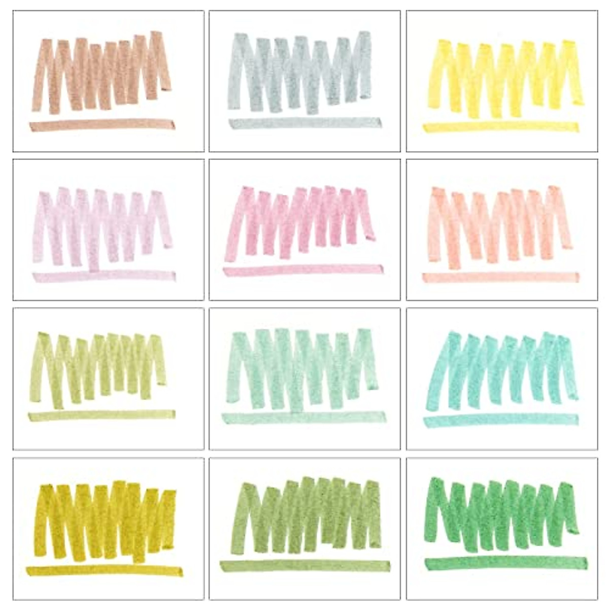 WRITECH Retractable Highlighters Assorted Colors: Chisel Tip Click Aesthetic Highlighter Marker Pens Pack Multi Colored Ink No Bleed Smear for Highlighting Journaling (12ct Neutral)