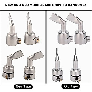 Welding Gun Nozzle, 2Pcs 120 Degree Hot Air Gun Welding Nozzle Stainless Steel Flat Nozzle Weld Torch Accessories for PVC PP