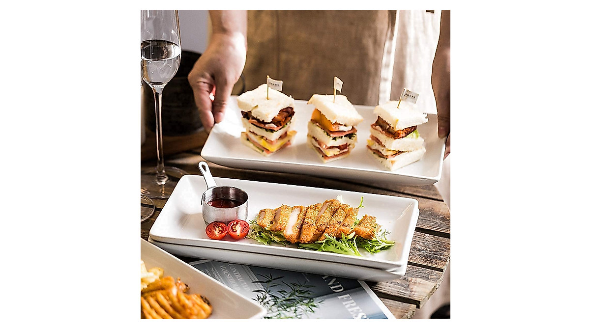 3 Tier Serving Stand with Porcelain Platters | Elegant Food Display