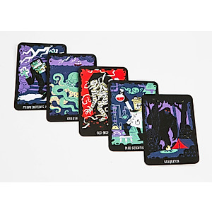Chronicle Books Old Mummy Card Game: (Spooky Mummy and Monster Playing Cards, Halloween Old Maid Card Game), 1 EA