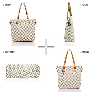 2E-youth Designer Purses And Handbags For Women Satchel Shoulder Bag Tote Bag For Work Clutch Purses (2-beige)