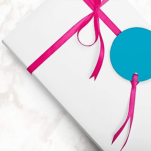 JAM Paper Gift Wrap - Glossy Wrapping Paper - 50 Sq Ft Total (30 in x 10 Ft Each) - White - 2 Rolls/Pack