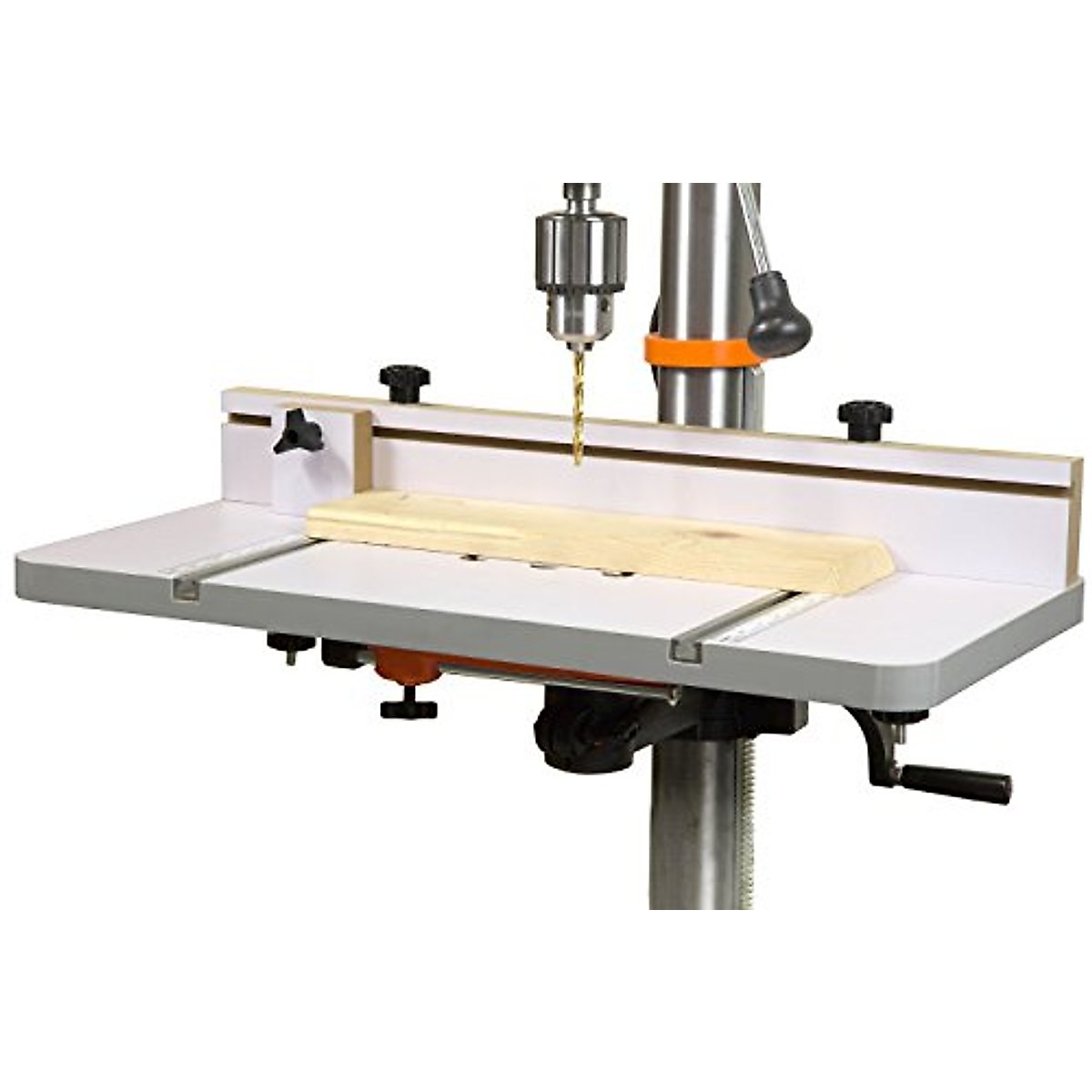 WEN DPA2412T 24 in. x 12 in. Drill Press Table with an Adjustable Fence and Stop Block